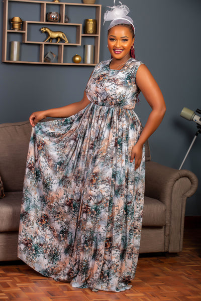 Green SA maxi dress – Sarai Afrique